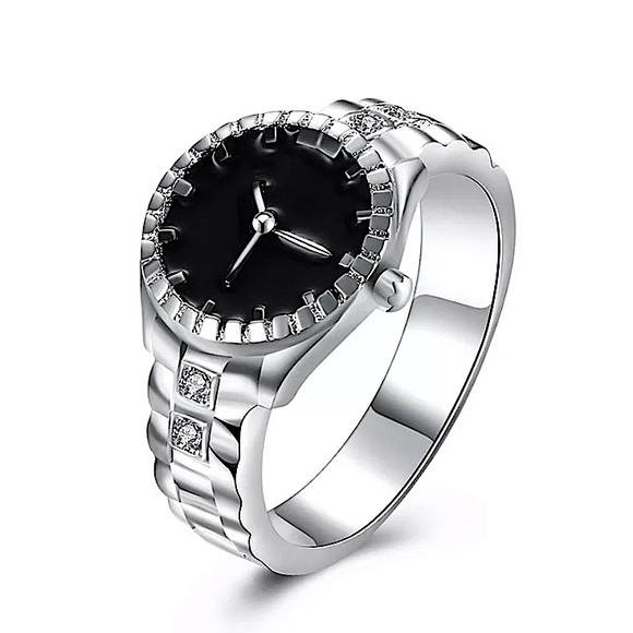 Jewelry | New Sterling Silver Clock Face Ring | Poshmark
